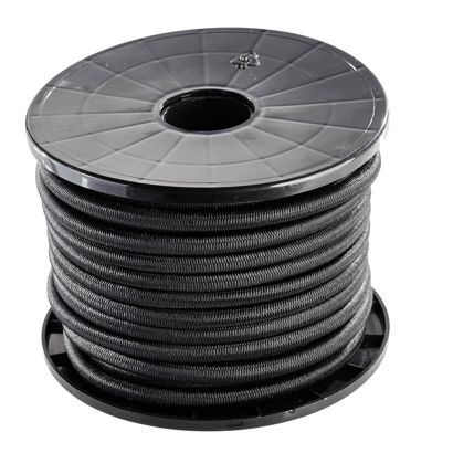 zwart Rubber touw 8 mm | SPRINTIS.NL